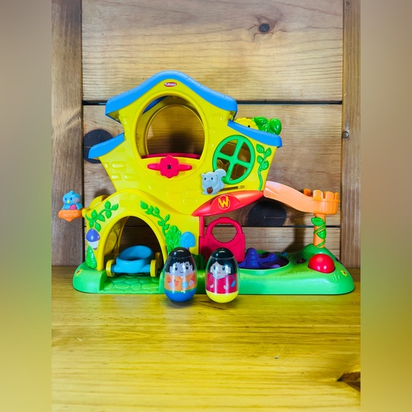 Playskool | Toys | Weebles Wobble Turn N Tumble Musical Tree House ...